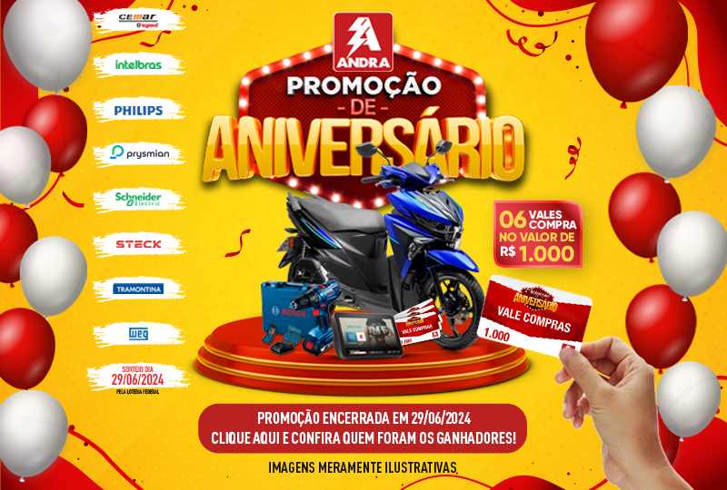 ANDRA Materiais Elétricos - Desde 1976 - Materiais Elétricos e Iluminação